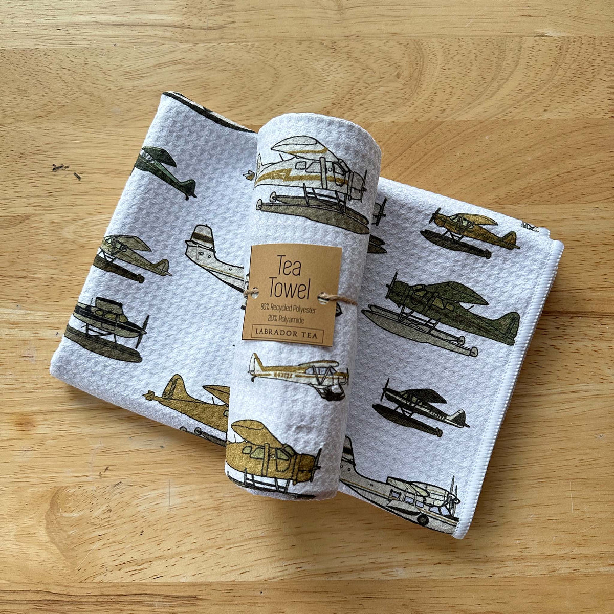 Alaskan Airplane Tea Towel – Labrador Tea